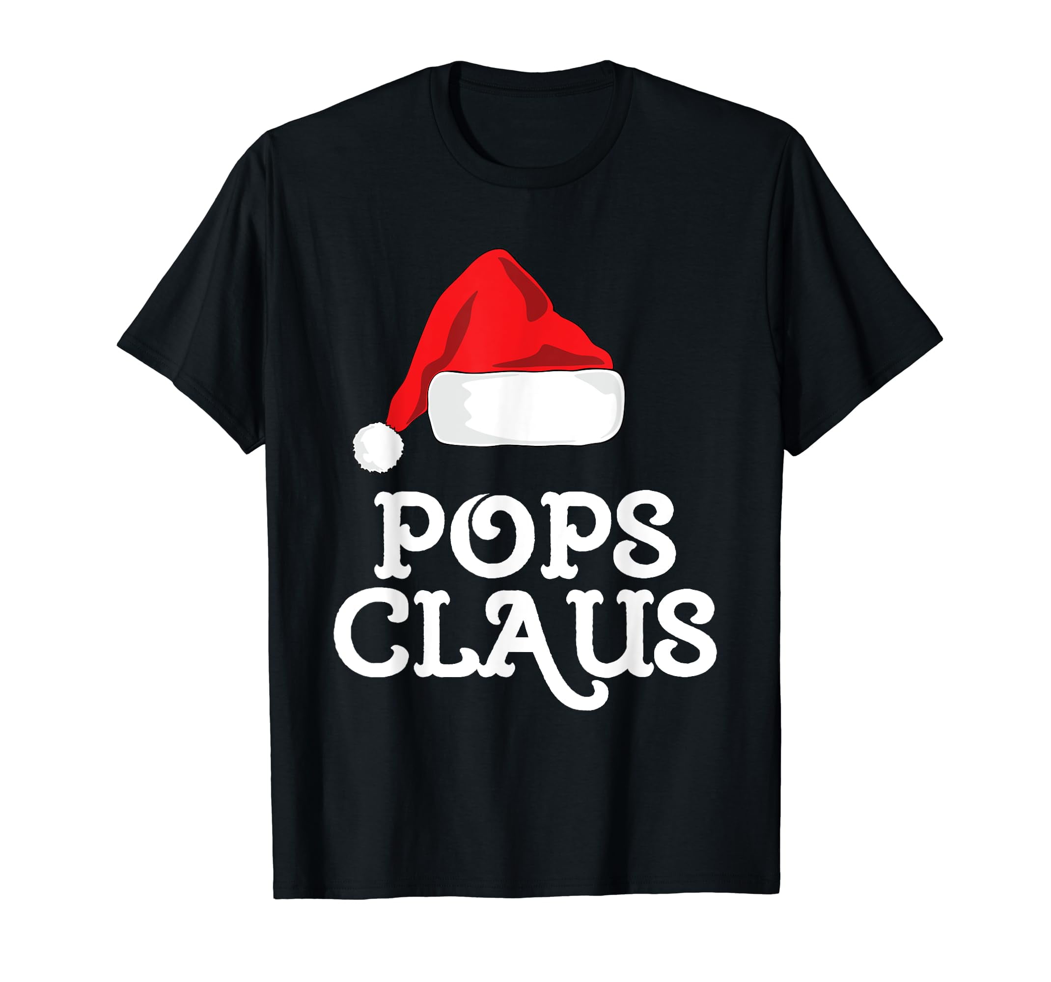 Pops Claus Christmas Hat Family Matching Group Pajama Pj T-Shirt ...