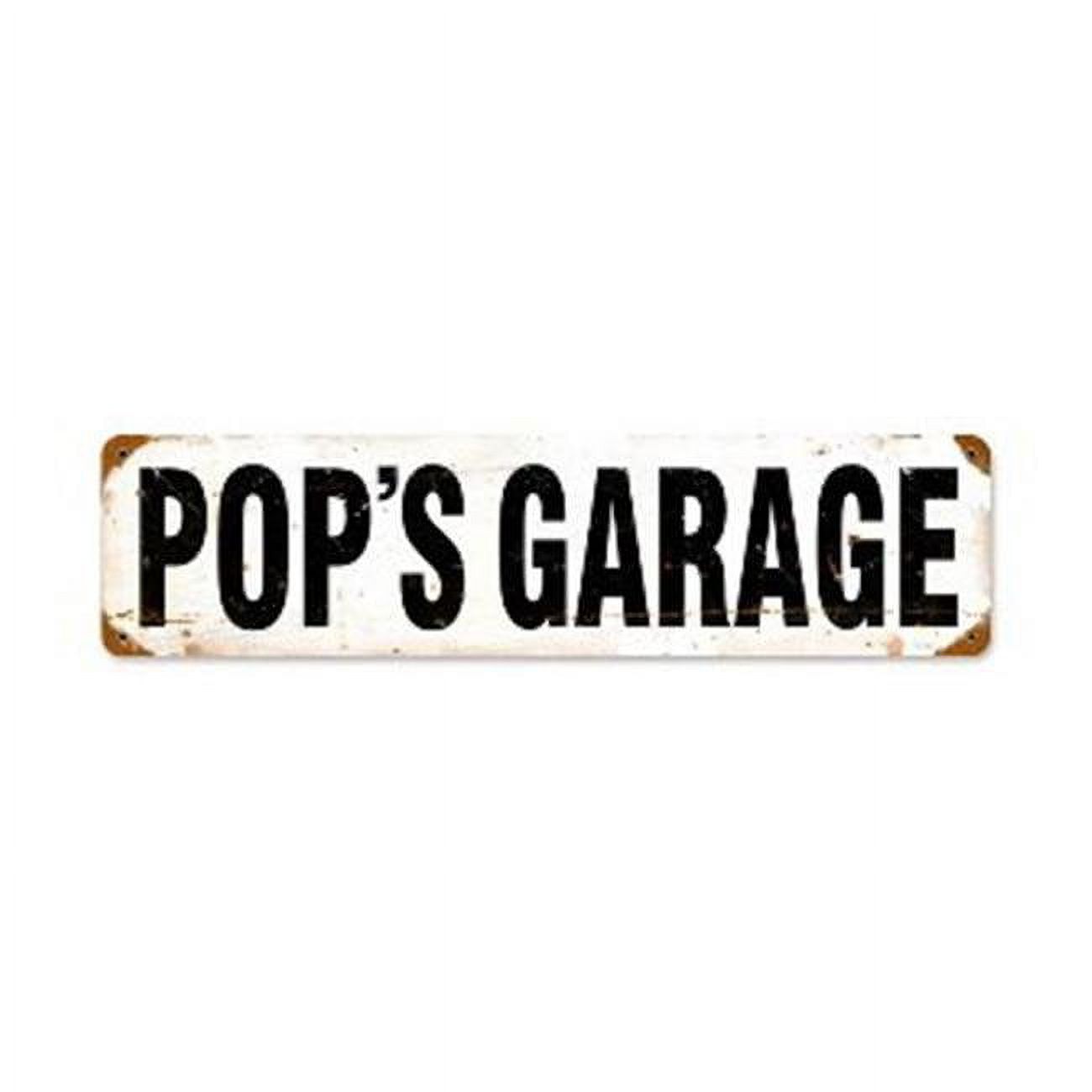 Pops Garage Home and Garden Vintage Metal Sign - Walmart.com