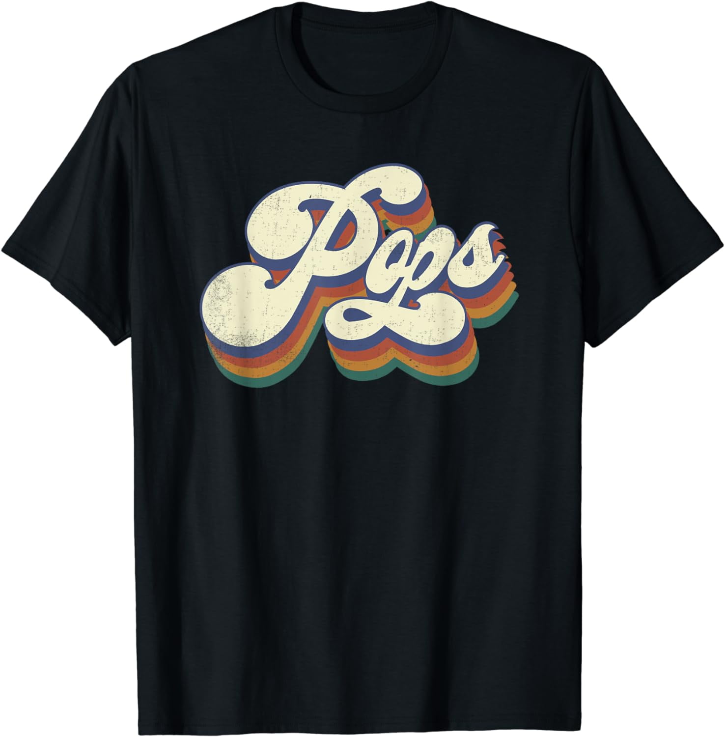 Pops Gifts Retro Vintage Father's Day Pops T-Shirt - Walmart.com