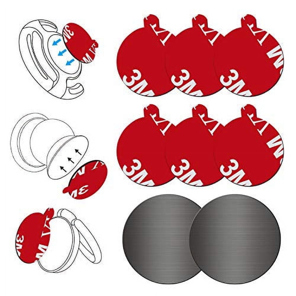 Pops Sticky Adhesive Replacement for Car Mount, Volport 6 Pack 3M Dots ...