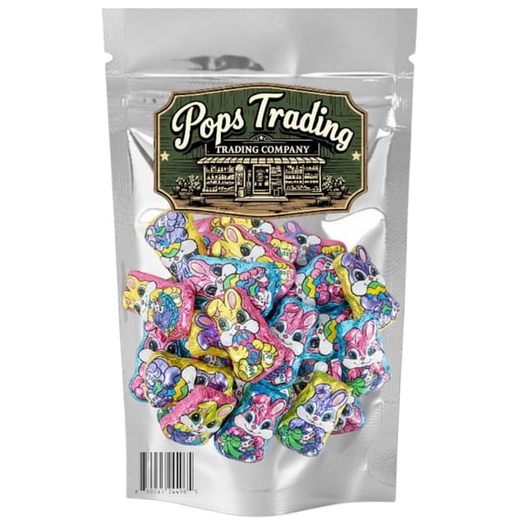 Pops Trading Company Foil Wrapped Milk Chocolate Flavored Mini Easter ...