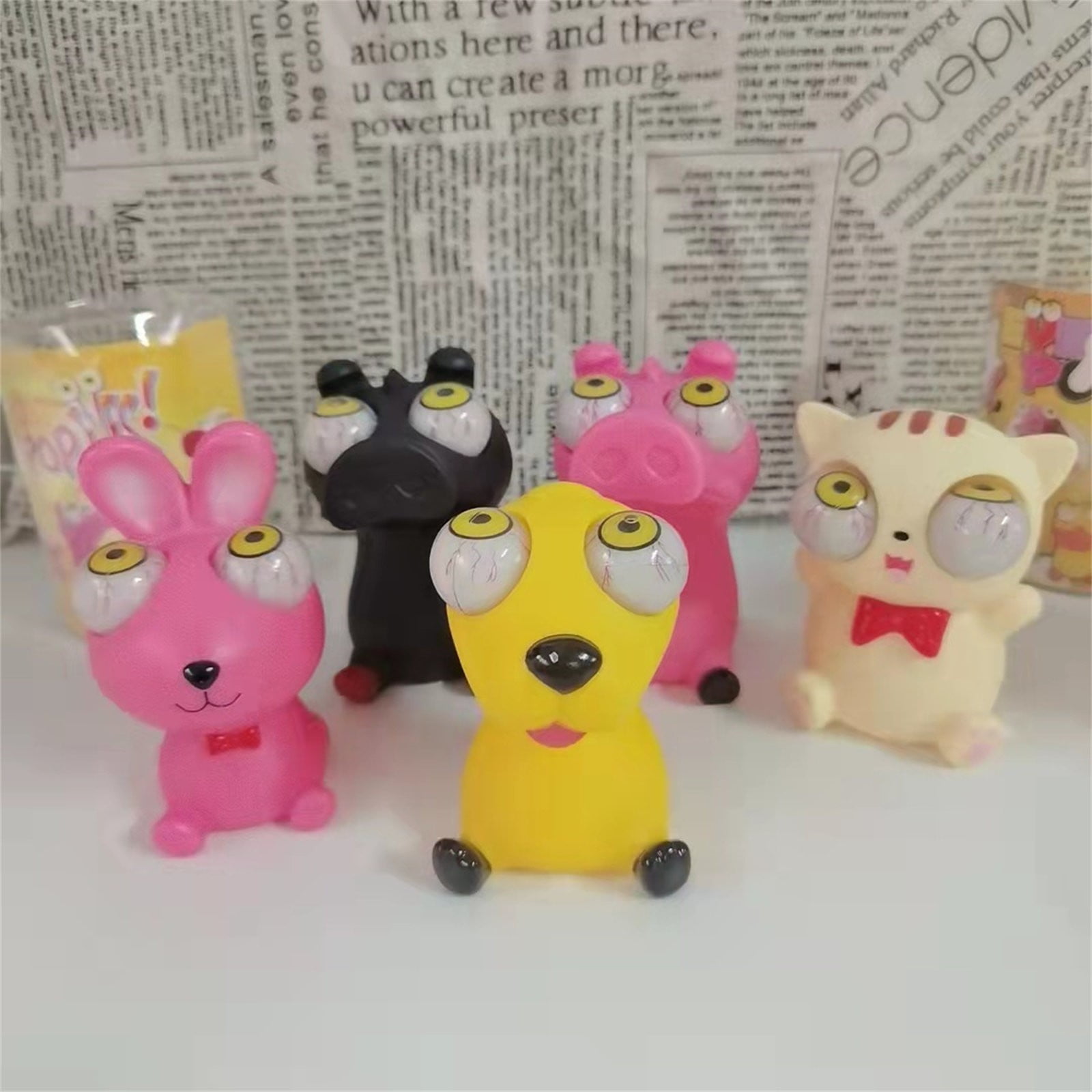 Pops-eye Pinch Happy Decompression Toy - Stress Relief Squeeze Stare ...