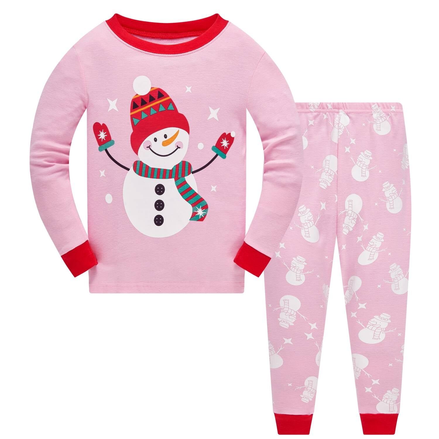 Popshion Baby Boys Christmas Pajamas Set 100% Cotton Xmas Sleepwear ...