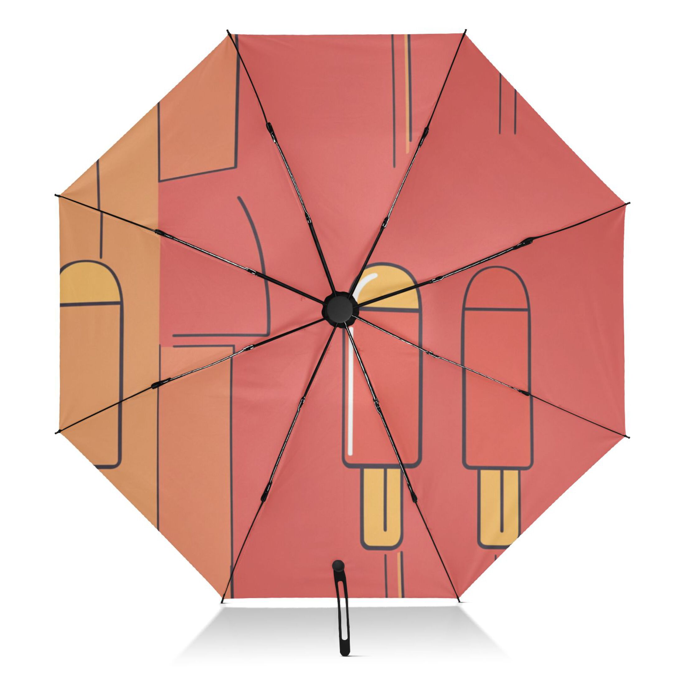 Popsicle Illustration Extra Large Automatic Umbrella, UV Protection ...