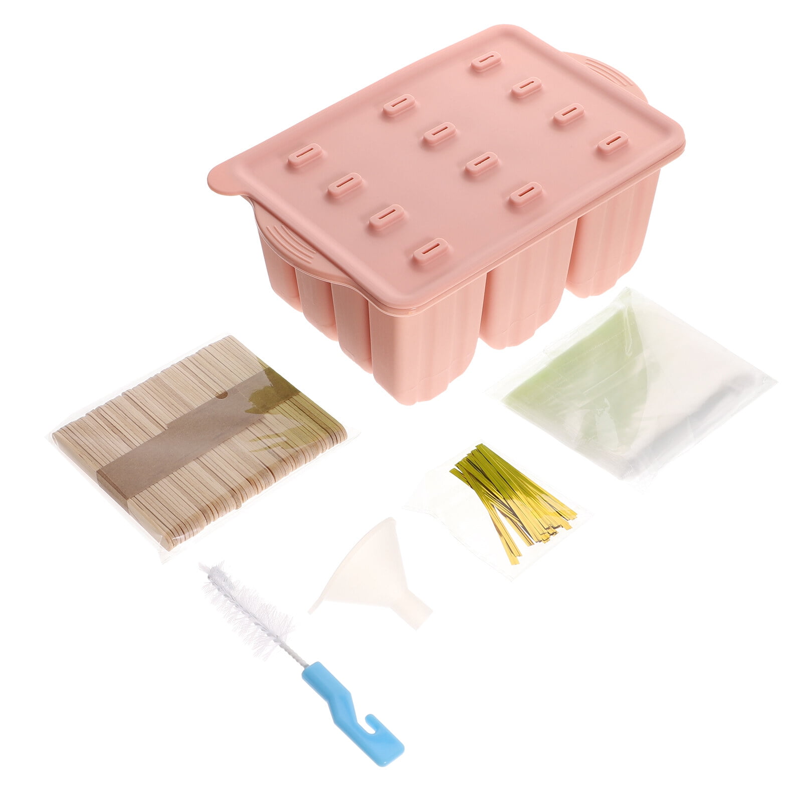 Popsicle Mold Stencils for Kids Holders Silicone Molds Popsicles Maker ...