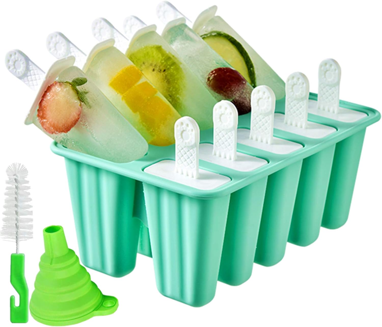 Tovolo Zombies Ice Pop Molds, Flexible Silicone, Easily-Removable ...