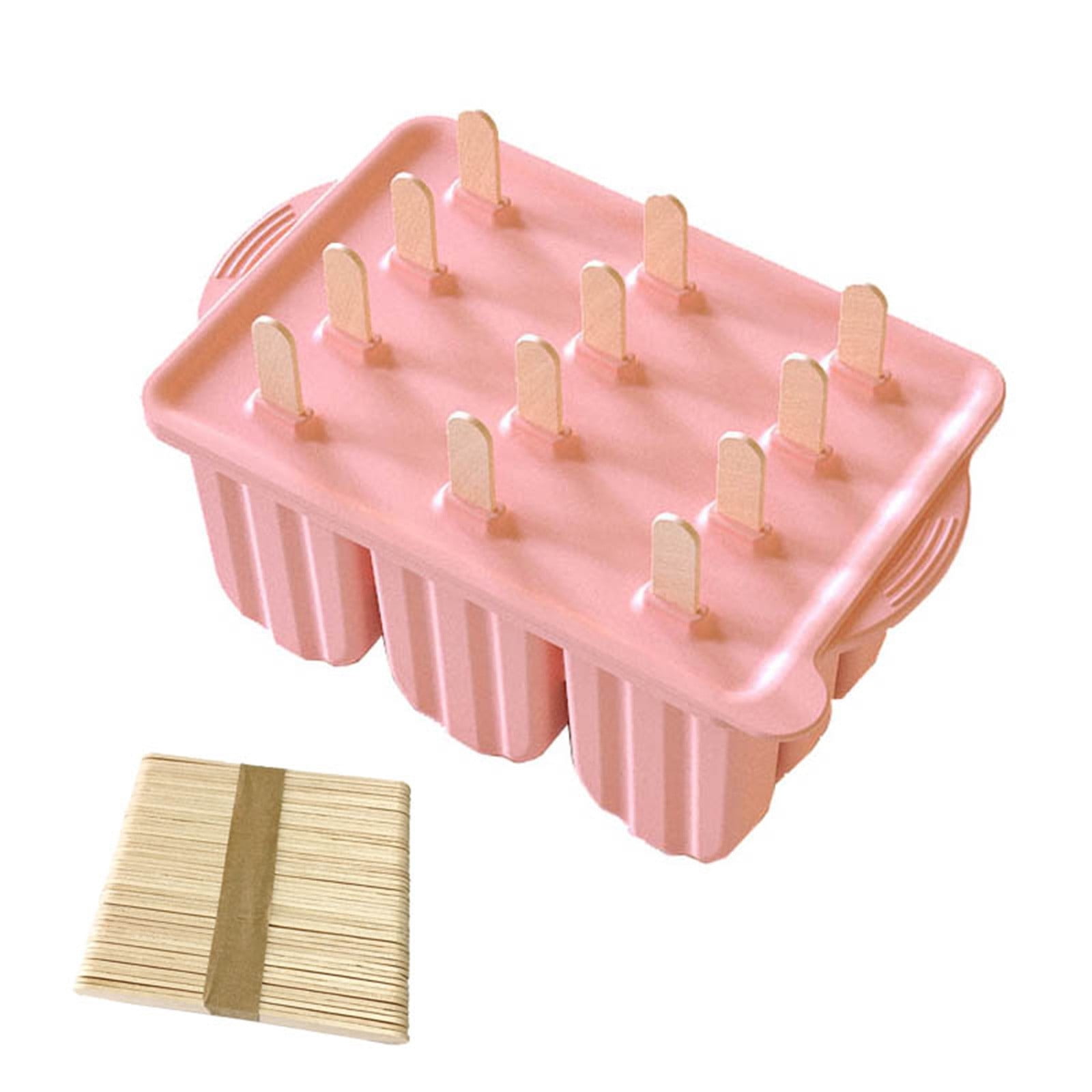 Popsicle Molds 12 Pieces Silicone Ice Pop Molds Homemade Popsicle Maker ...