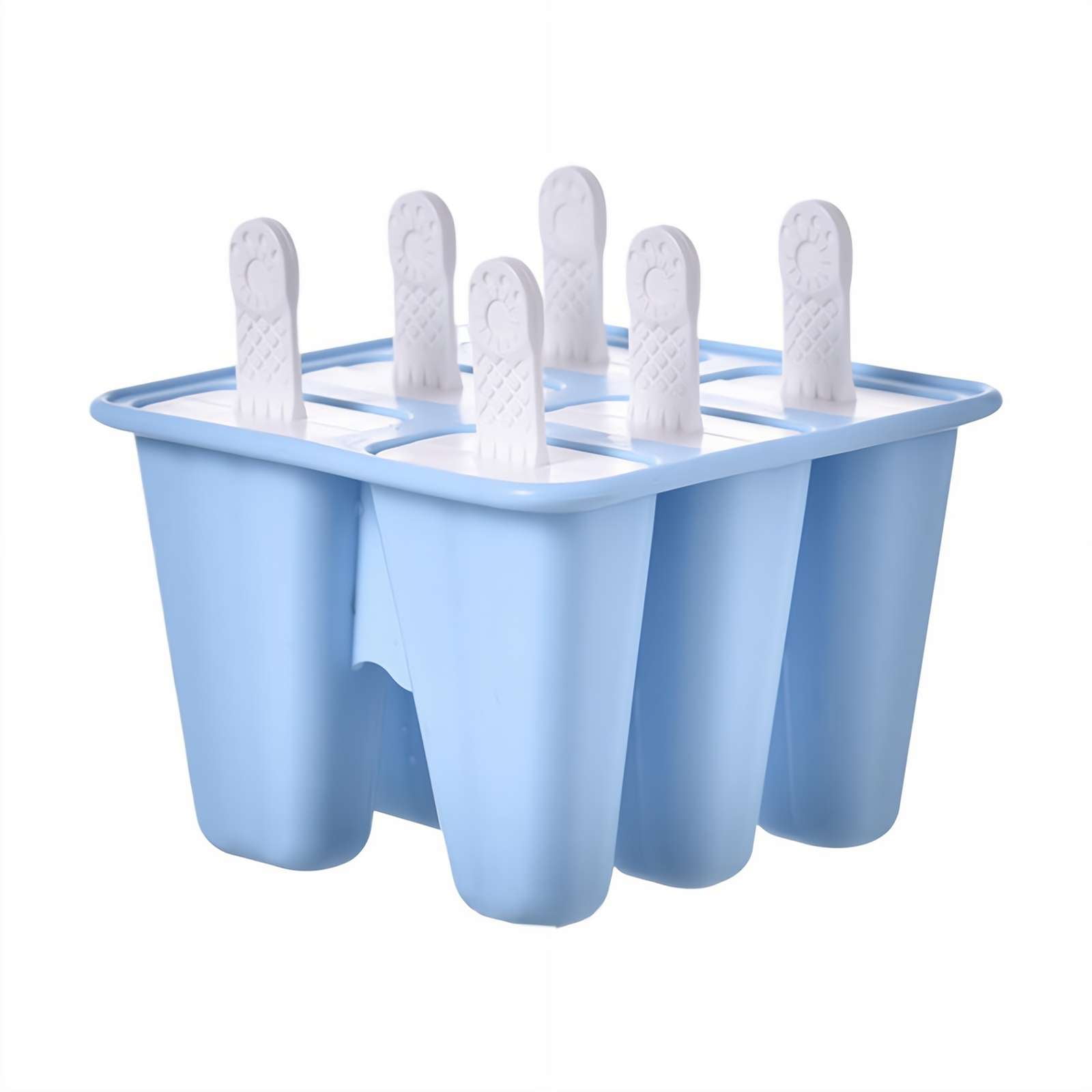 Popsicle Molds, 6 Pieces Silicone Ice Models Popsicle Models Reusable ...