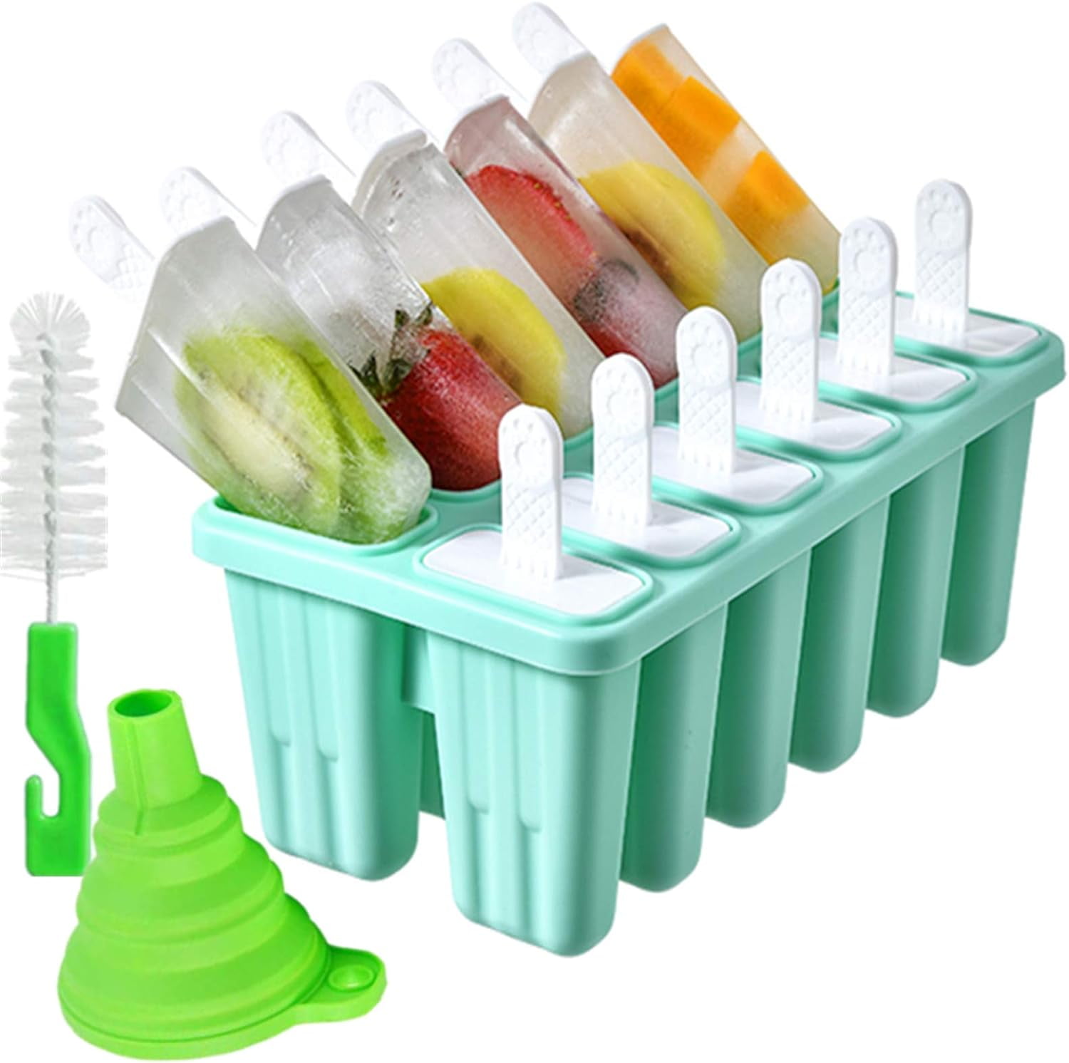Popsicle Molds, 6 Pieces Silicone Popsicle Models Popsicle Molds ...