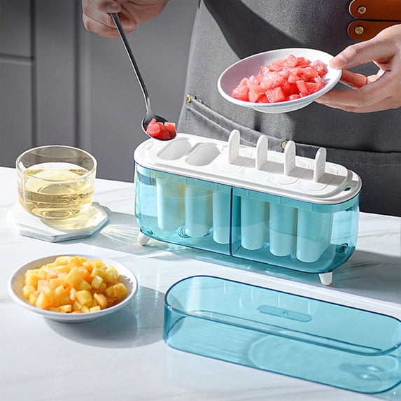 Popsicle Molds, Reusable Easy Release Ice Molds, 6 Pcs BPA-Free Food ...