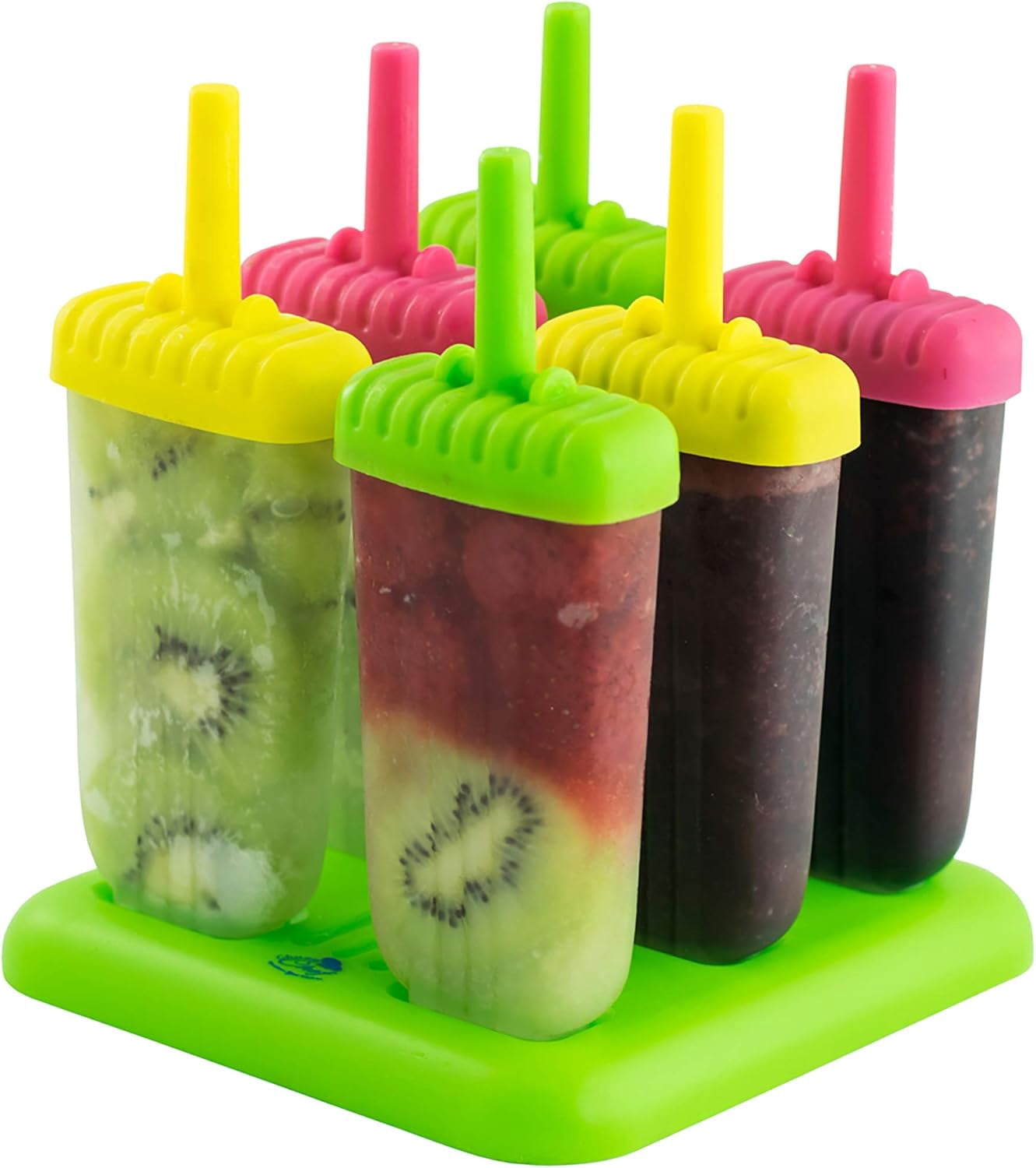 Popsicle Molds Set - 6 Pack Popsicle Mold Ice Popsicle Molds Ice ...