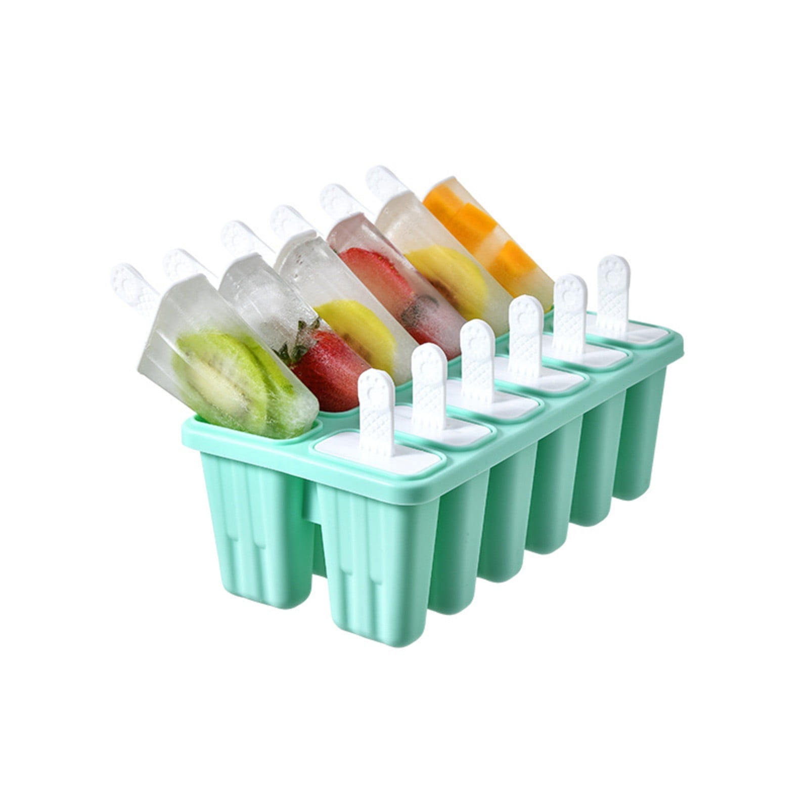 Popsicle Moulds ! 12 Compartment Silicone Popsicle Maker Molds, Slicone ...