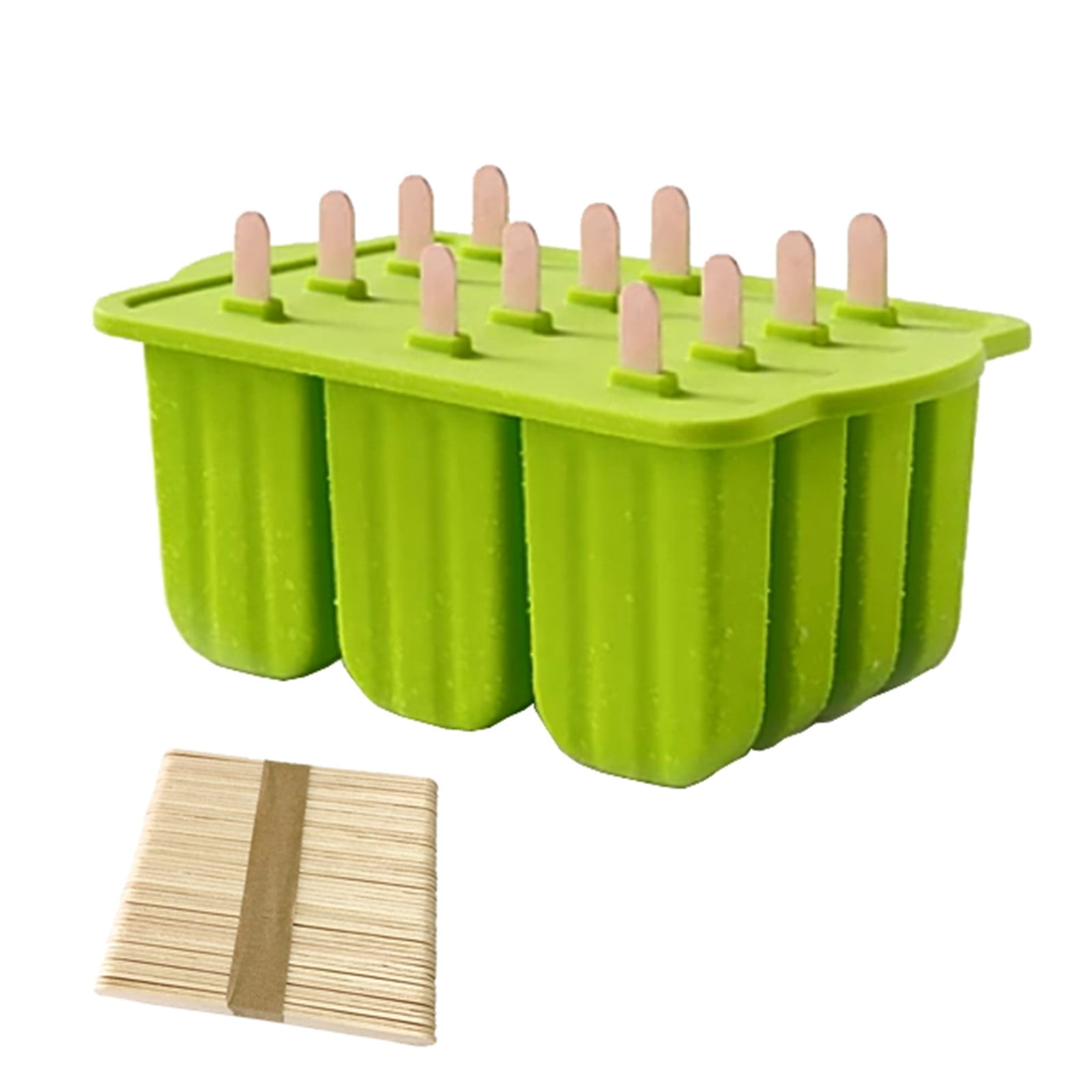 Popsicle Moulds, 12-Link Silicone Popsicle Moulds Easy Release BPA Free ...