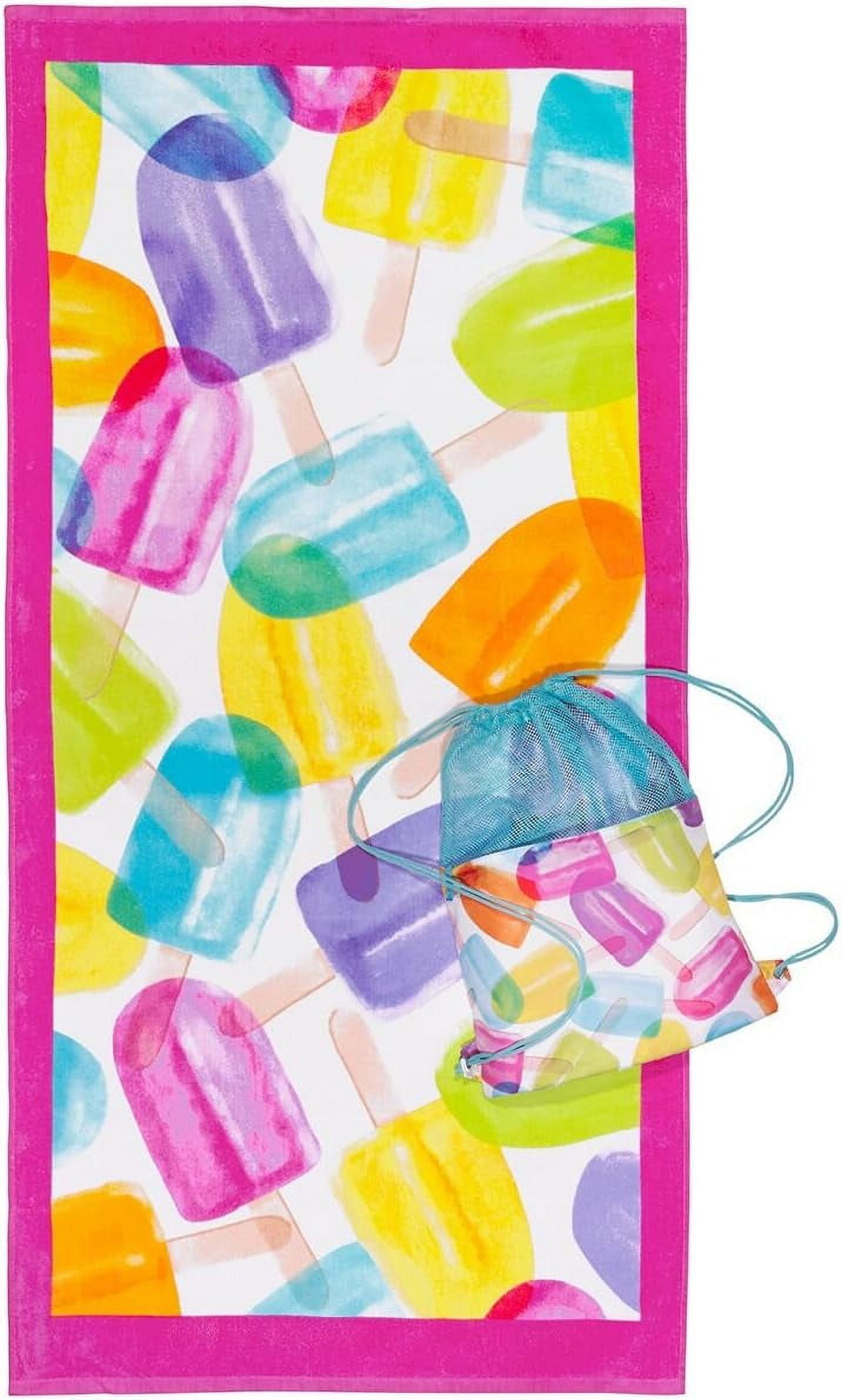 Popsicle Towel & Sling Bag 2 Piece Set, Rainbow - Walmart.com