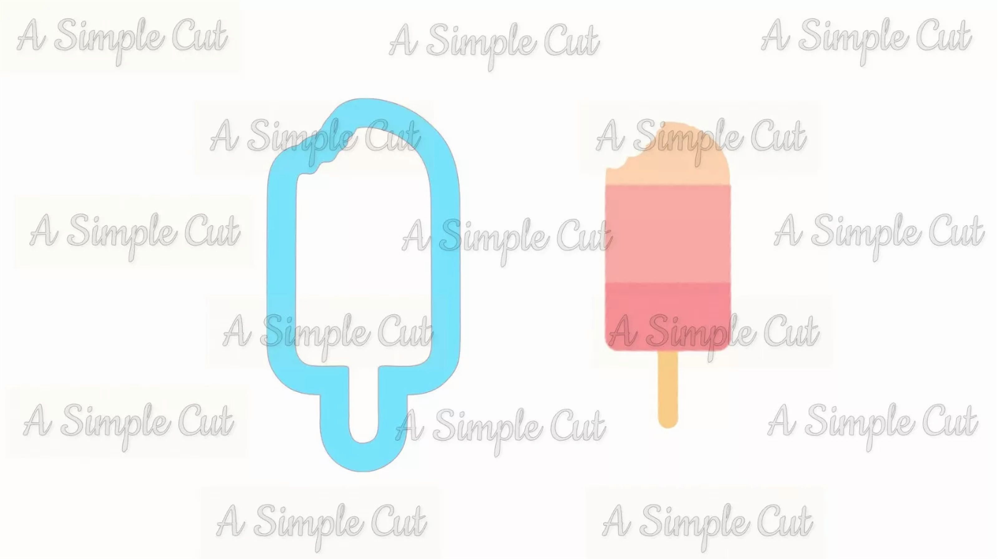 Popsicle With Bite Cookie Cutter - Walmart.com