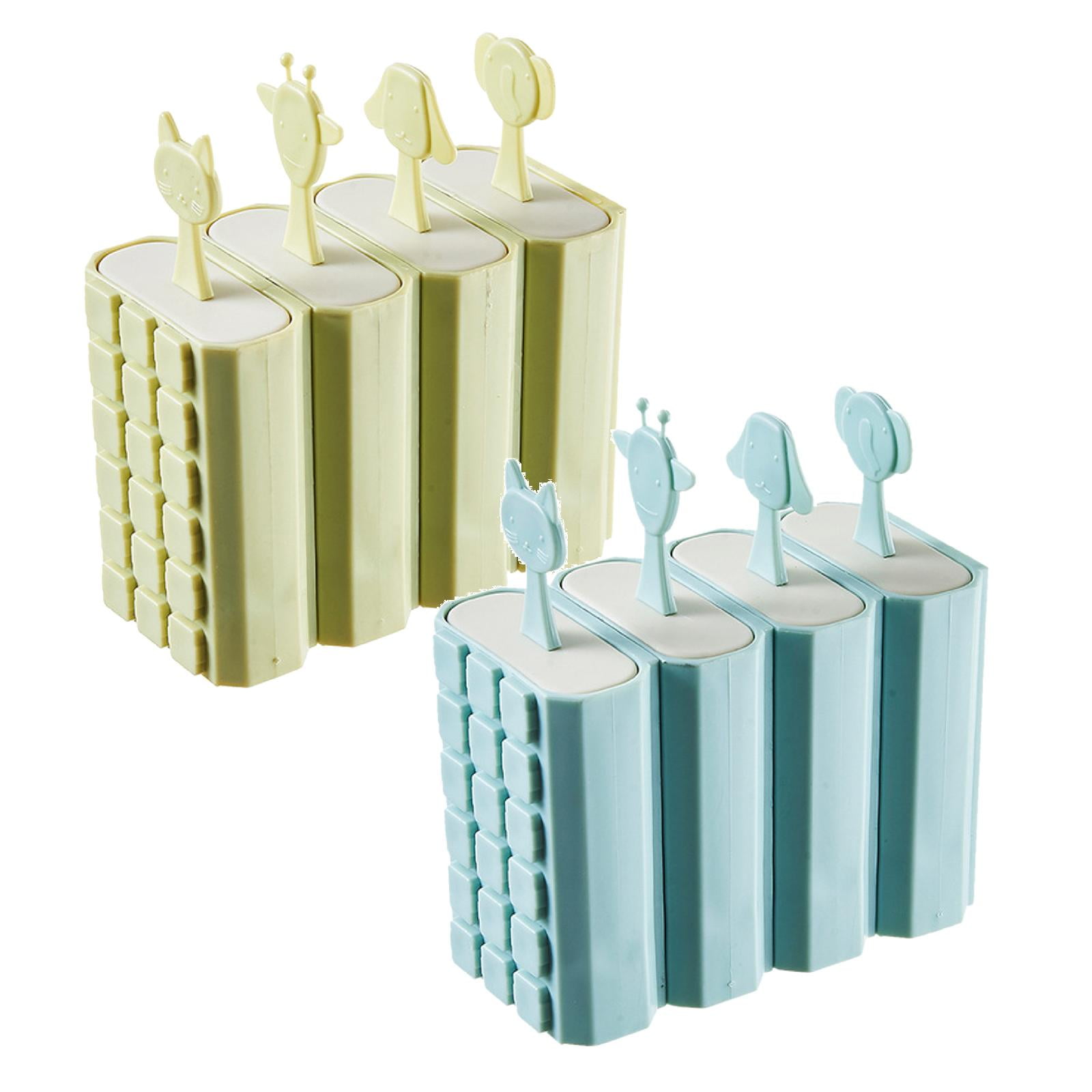 Molds, Reusable Silicone Ice Pop Molds Frozen Mold, Ice Pop Cream Maker ...