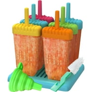 ZOKU Homemade Ice Pop Maker, Classic 6 Popsicle Molds with Reusable ...