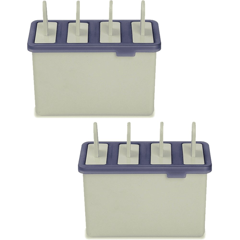 Popsicles Molds Sets Reusable Ice Cream Mold - Dishwasher Safe, Durable ...