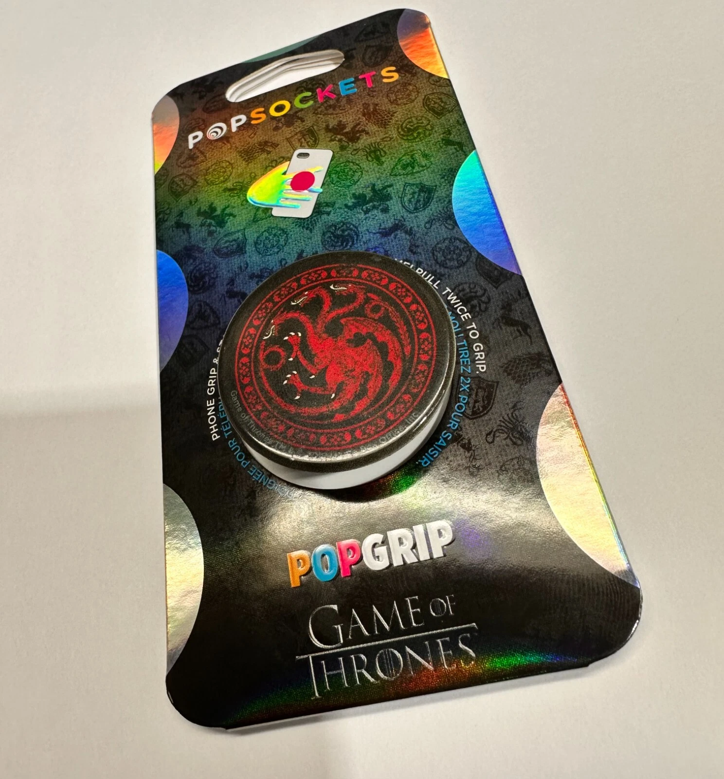 Popsockets Game Of Thrones "House Targaryen Sigil" Swappable Popgrip ...