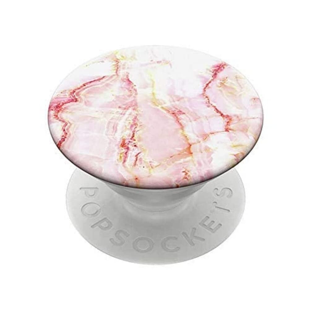 Popsockets Grip with Swappable Top for Cell Phones, PopGrip Rose Marble ...