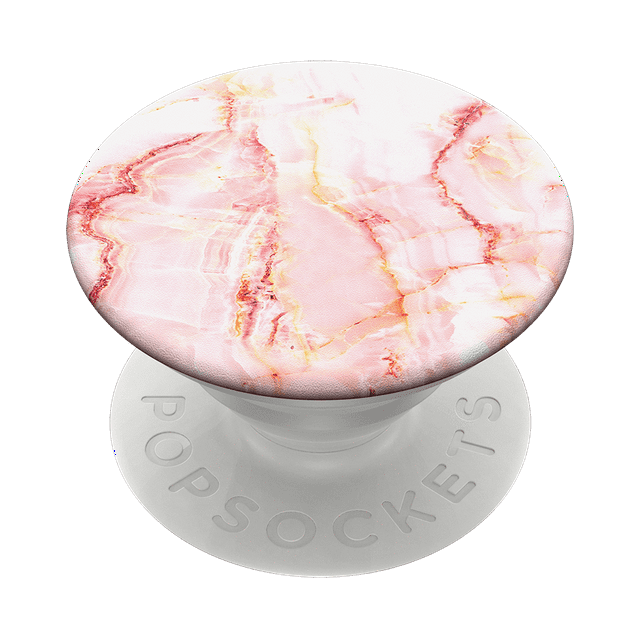 Popsockets Grip with Swappable Top for Cell Phones, PopGrip Rose Marble ...