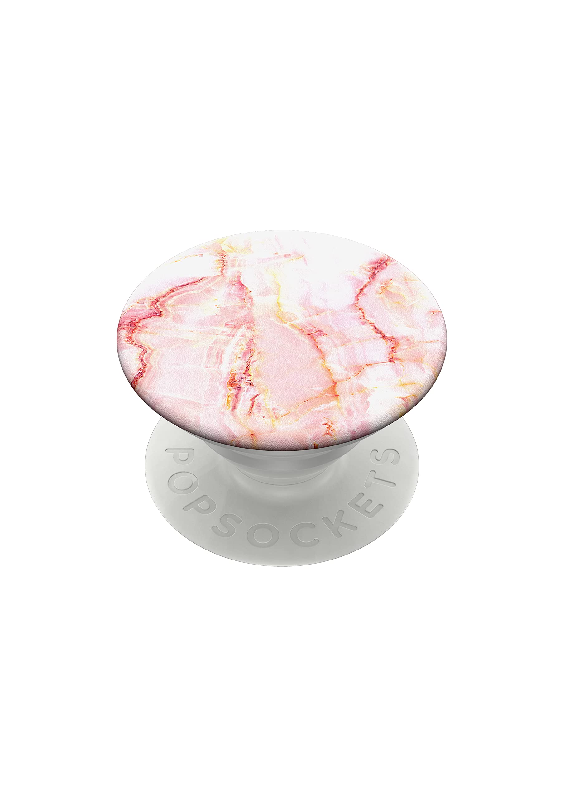 Popsockets Grip with Swappable Top for Cell Phones, PopGrip Rose Marble ...