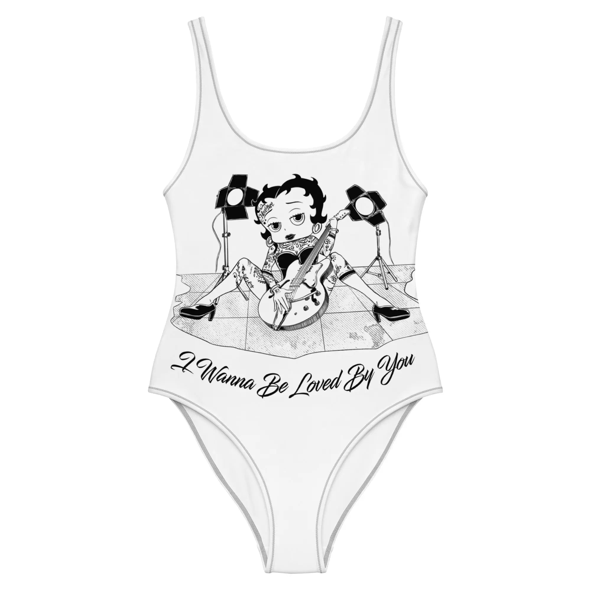 Popstar Betty Boop "I Wanna Be Loved By You" One-piece Swimsuit ...