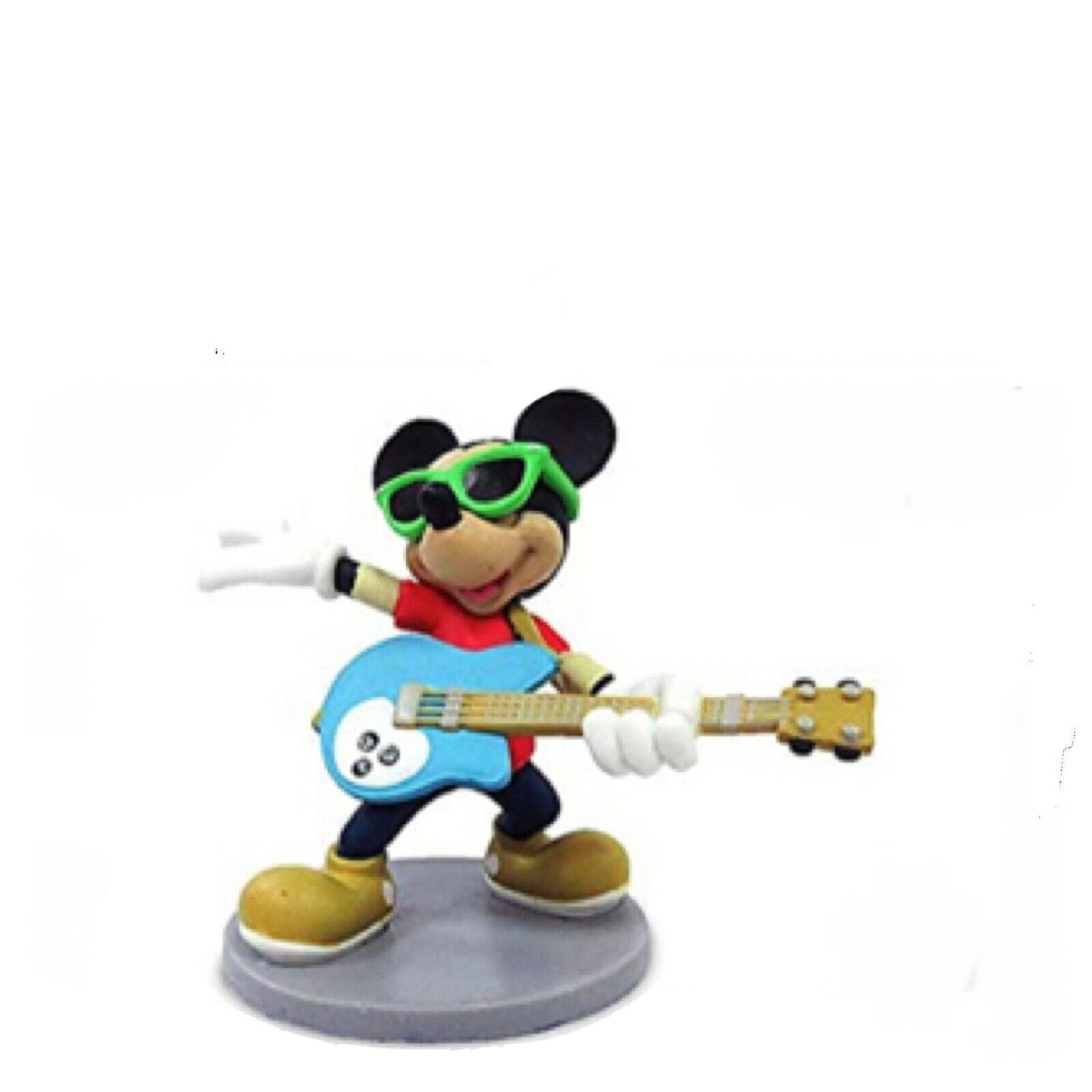 Popstar Rockstar Singer Mickey Mouse 3" PVC Cake Topper Figure Figurine ...