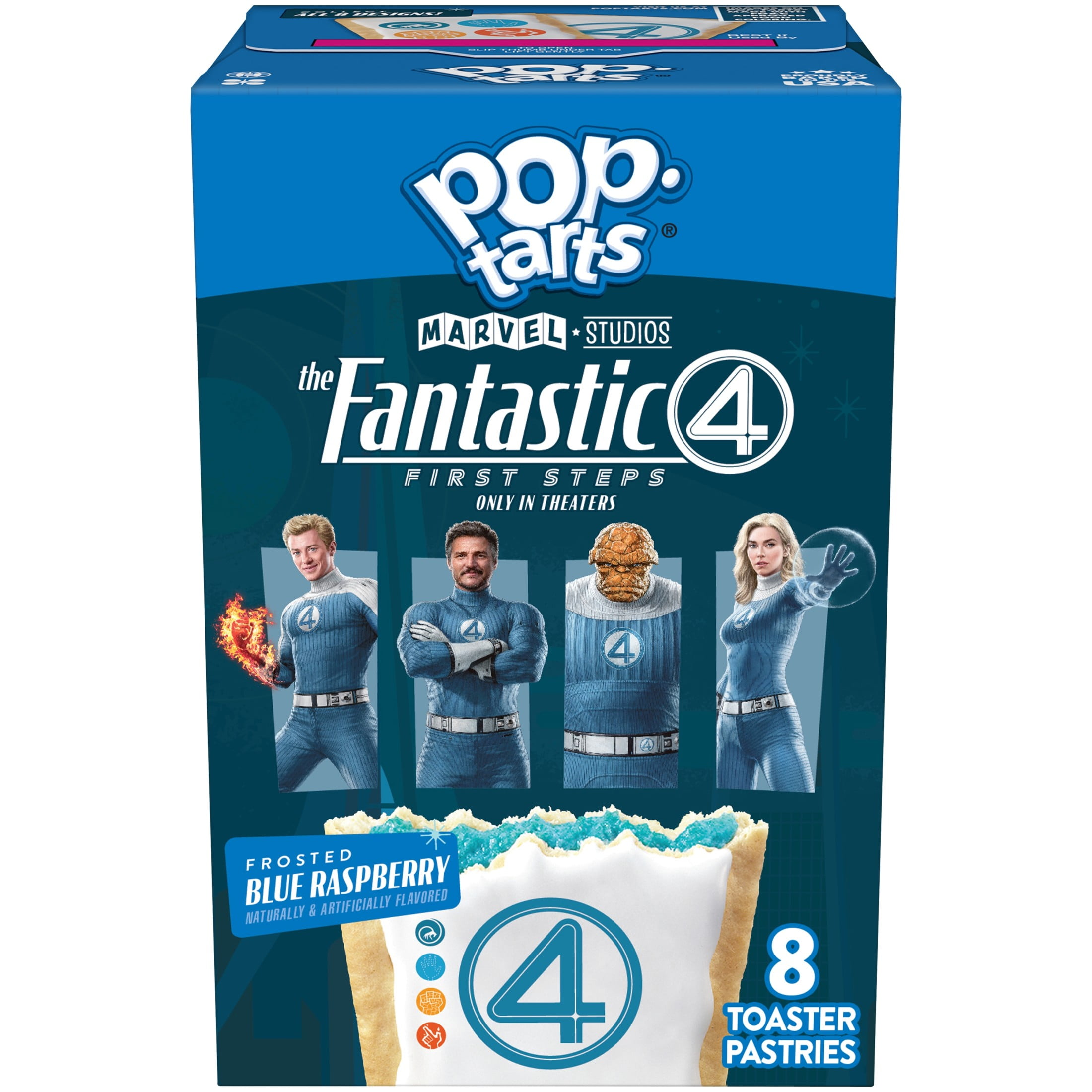 Pop-Tarts Frosted Blue Raspberry Toaster Pastries, Breakfast Food ...