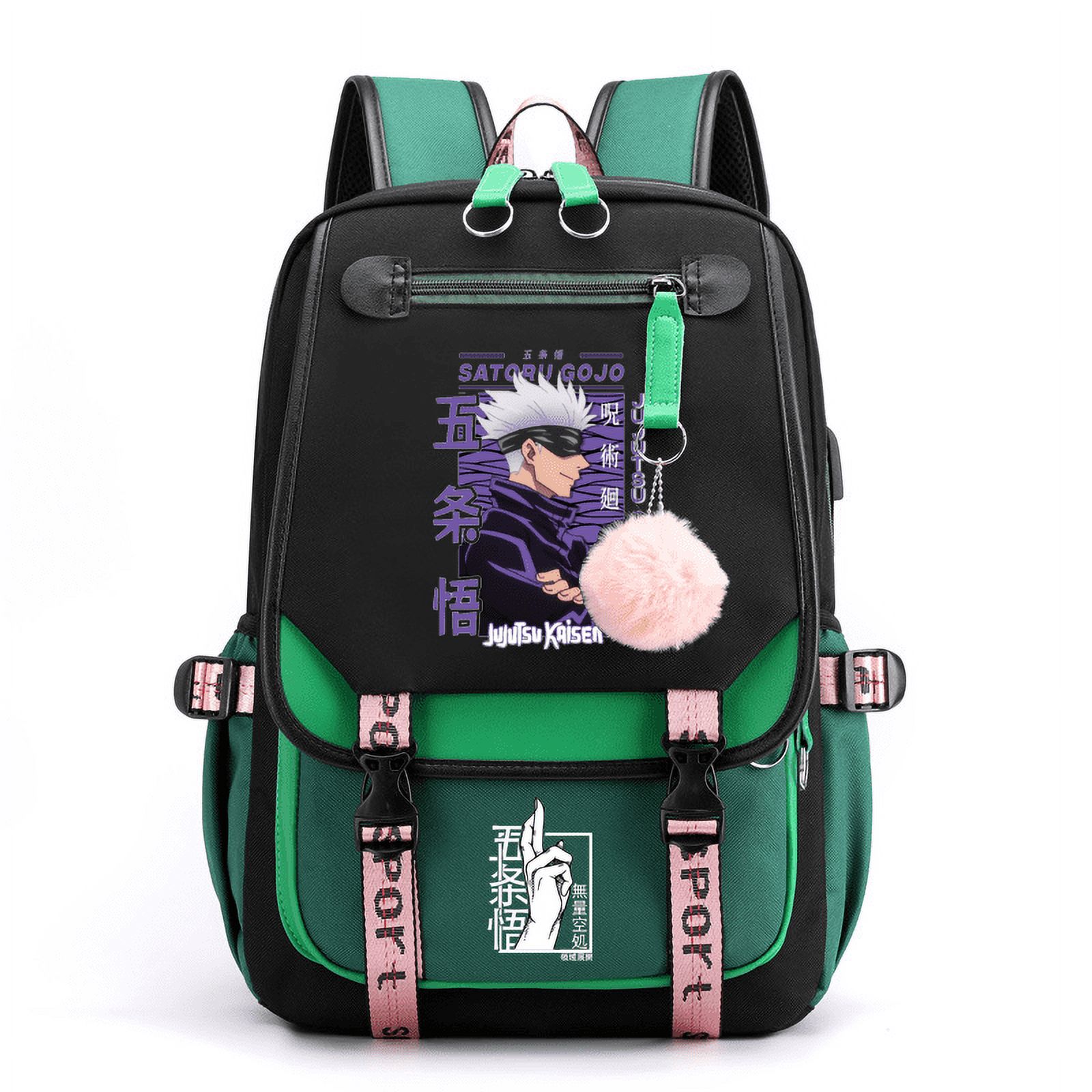 Popular Anime Satoru Gojo Harajuku Pattern Backpack Teenager Fashion ...