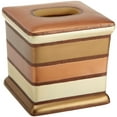 Popular Bath Contempo Spice Tissue Box Holder - Decorative Resin ...