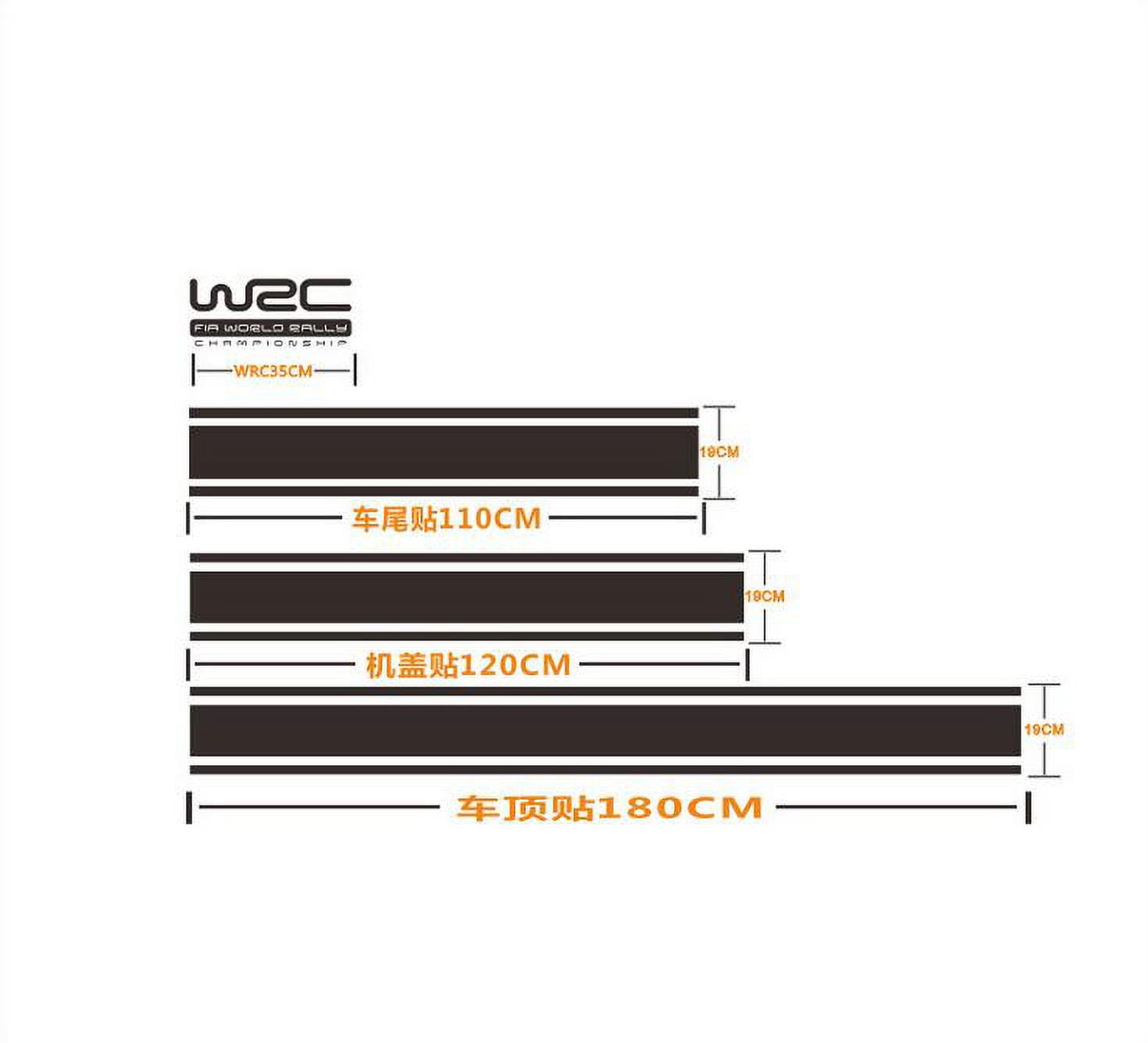 Popular Car Body Roof Trunk Side Door Decal Vinyl Stripe Decals ...