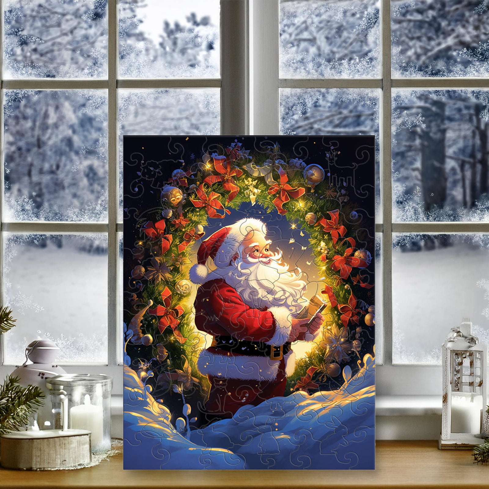 Popular Christmas Wooden Puzzle Bird Shaped Anicorporeal Mal Shaped ...