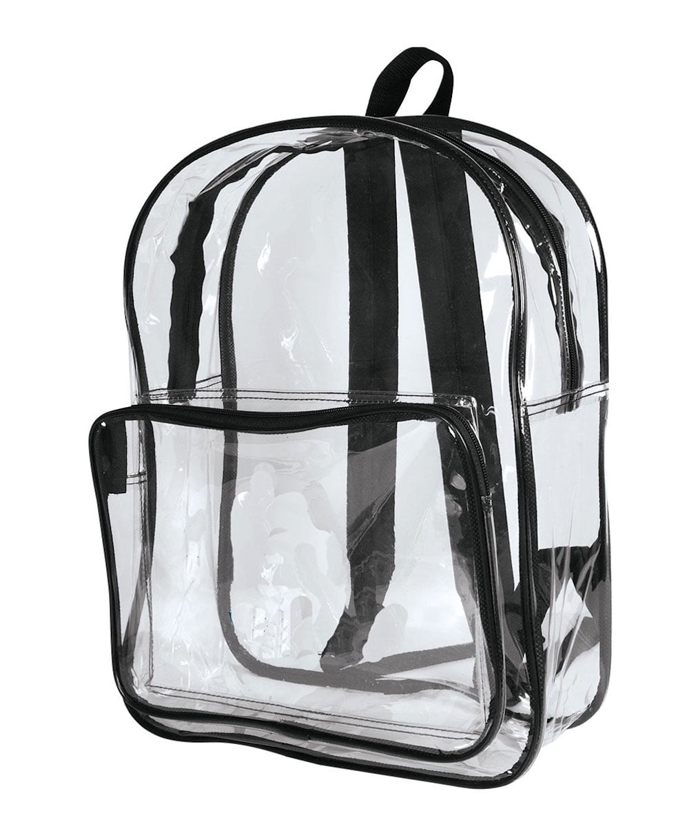 Popular Clear Backpack Book Bag Transparent School Sports Stadium ...
