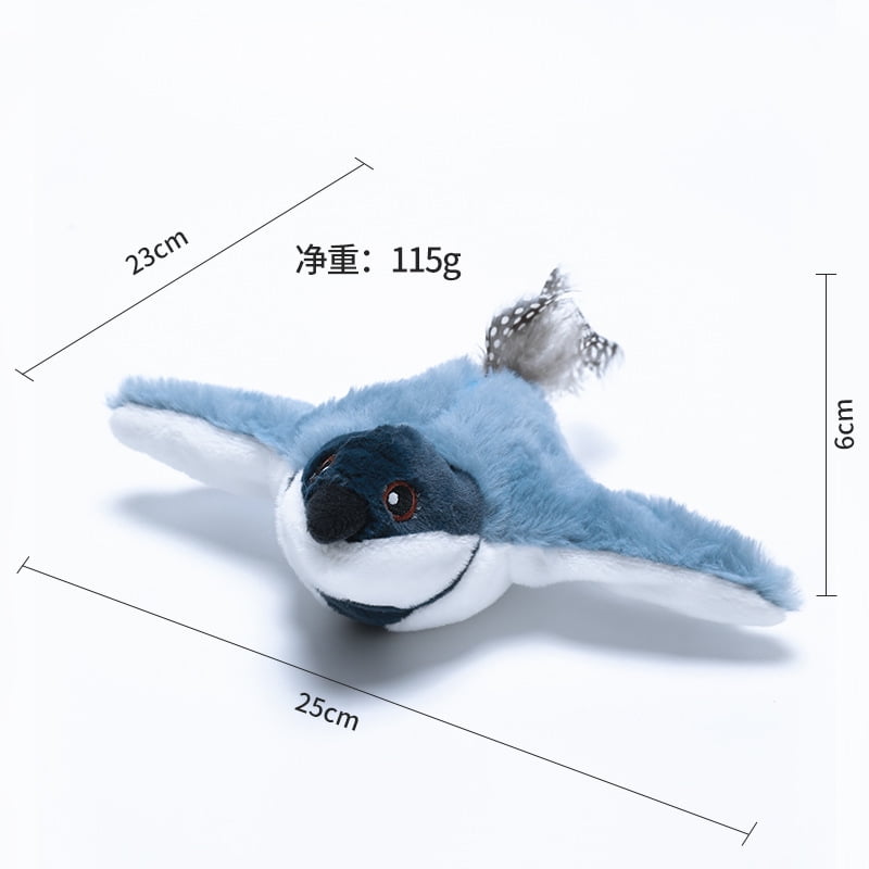 Popular Electric Chattering Bird Cat Toy Small Bird Sound Simulation ...