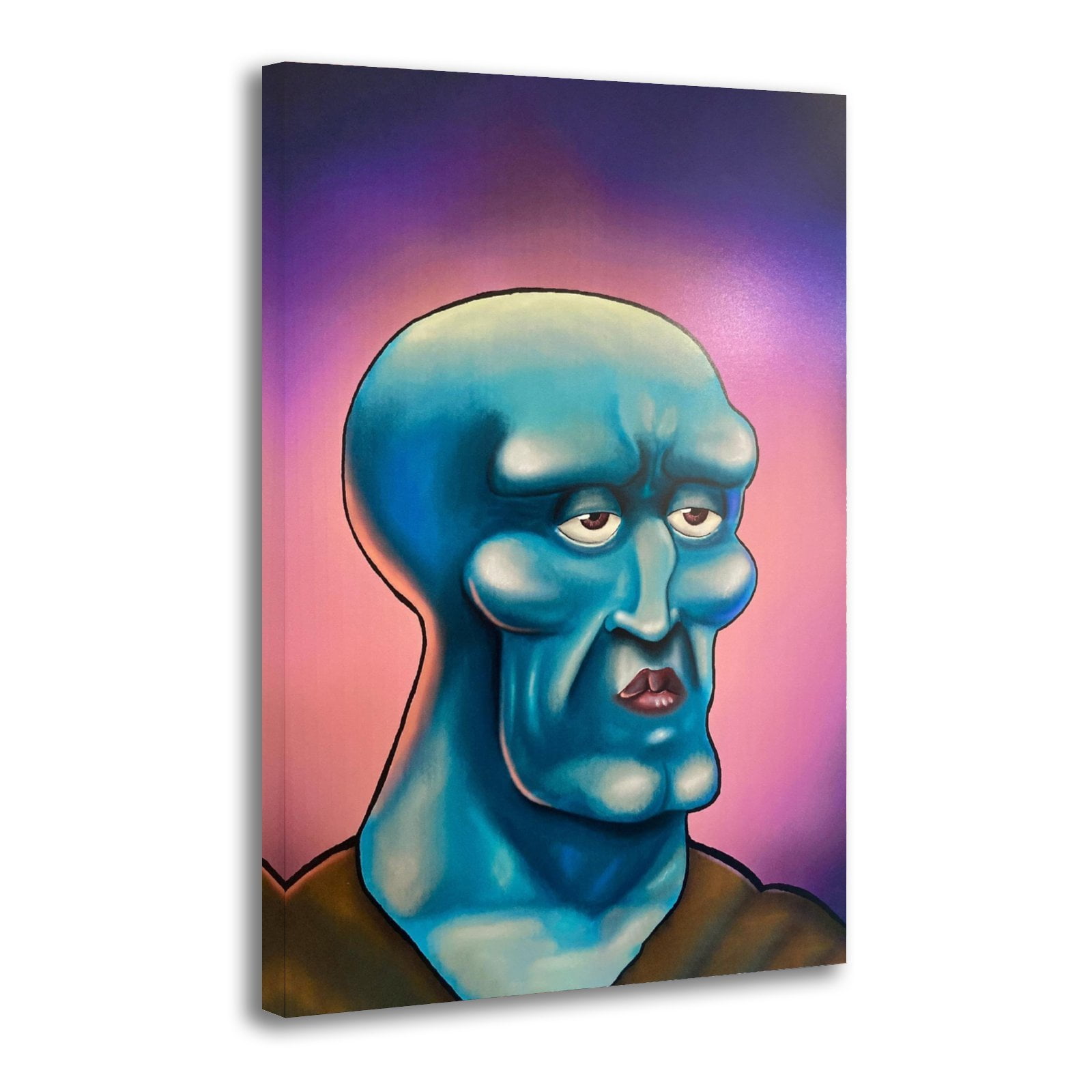 Popular Handsome Squidward Funny Cool Artworks Picture Print Poster ...