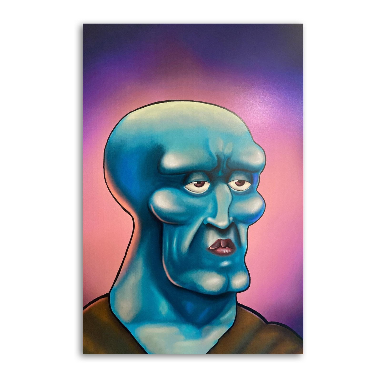 Popular Handsome Squidward Funny Cool Canvas Poster Wall Art Picture ...