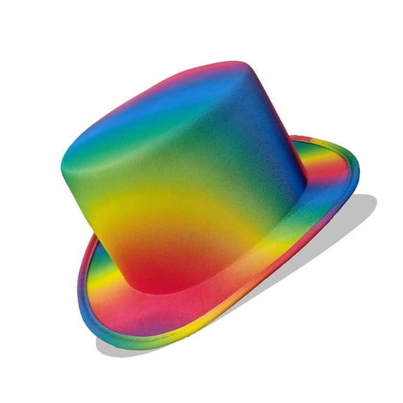 Popular Jazzy Hat Stage Show Top Hat Rainbow Color Headwear for ...