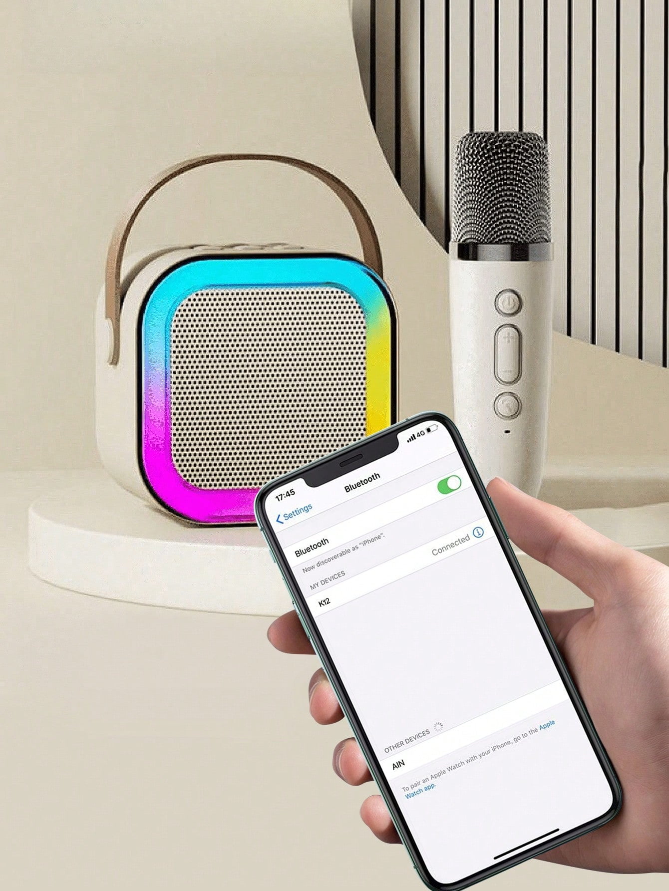 Popular K12 Bluetooth Speaker With Microphone, Outdoor Live Stream/Home KTV Bluetooth Speaker ...