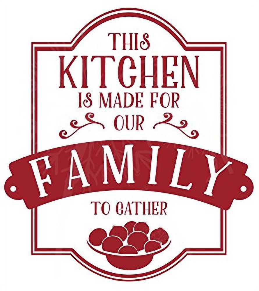 Popular Kitchen Quotes Vinyl Wall Stickers Decal Family to Gather Wall ...