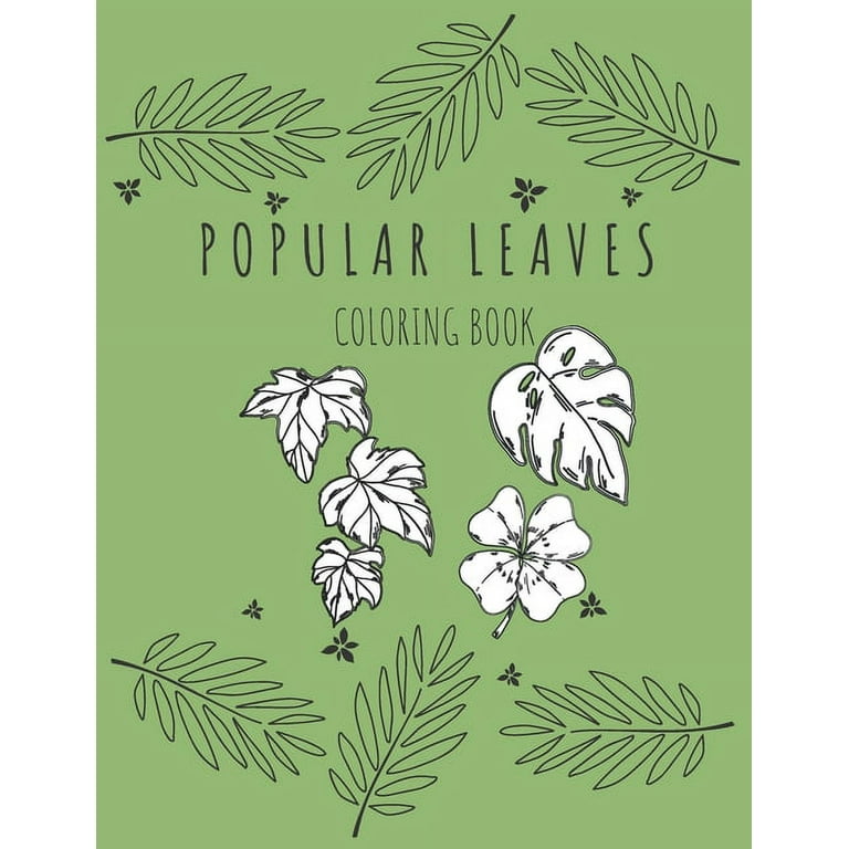 coloring book plants