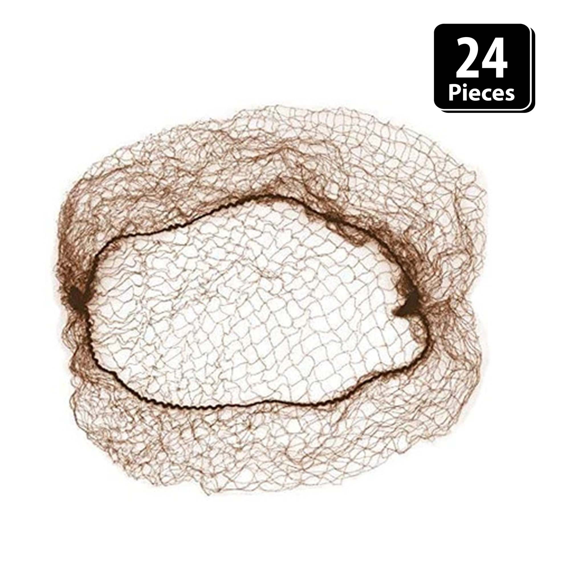 Popular Life Violette Fine Mesh Hair Nets, Brown, Medium Bulk Pack of ...