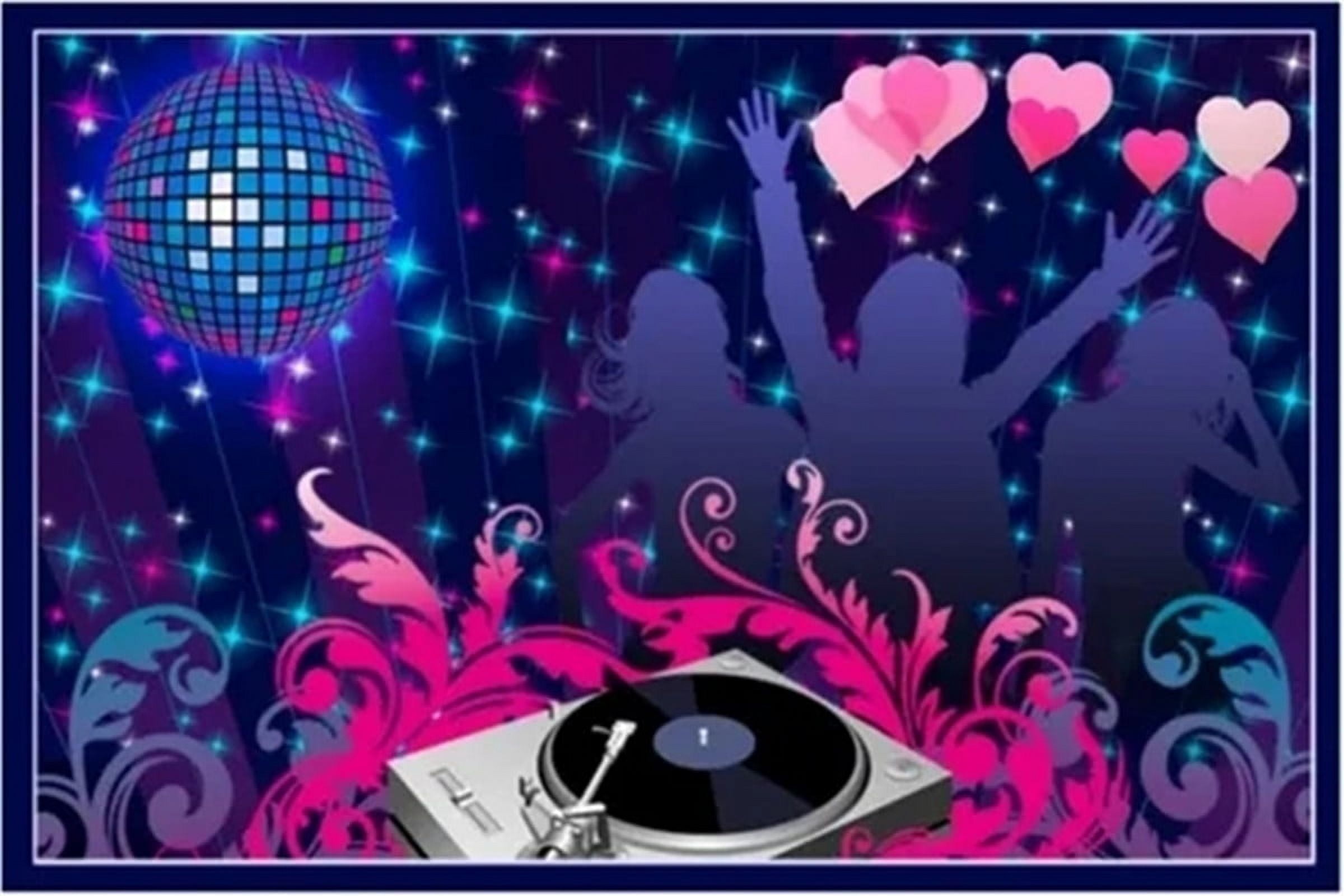 Popular Musical Theme Photography Backdrop Happy Birthday Party ...