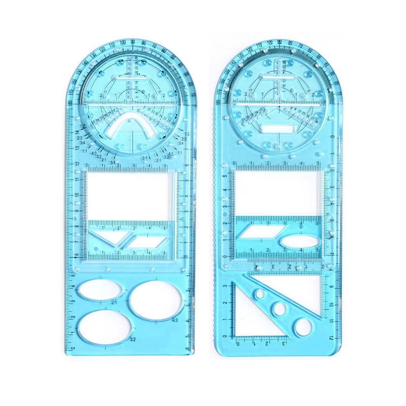 Popular Pick Today, Math Ruler Set, Multifunctional Drawing Template ...