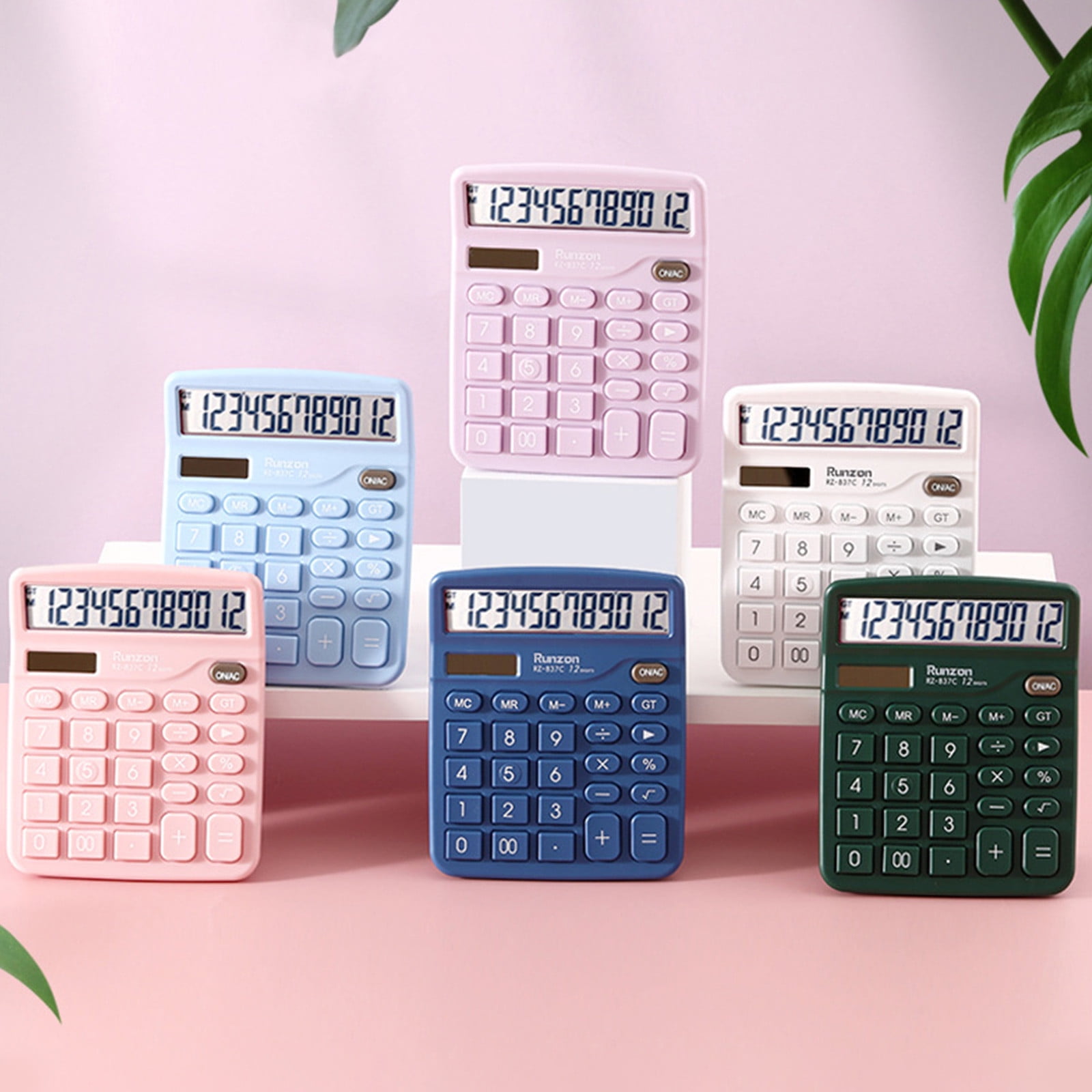 Popular Picks, 12 - digit Large Display Scientific Calculator, Clear ...