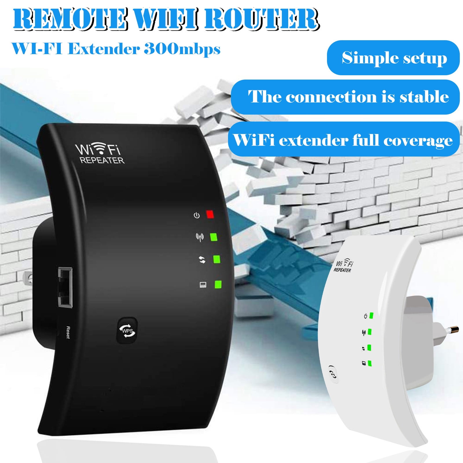 Popular Picks, 300Mbps Wireless WiFi Repeater, Signal Booster Amplifier ...