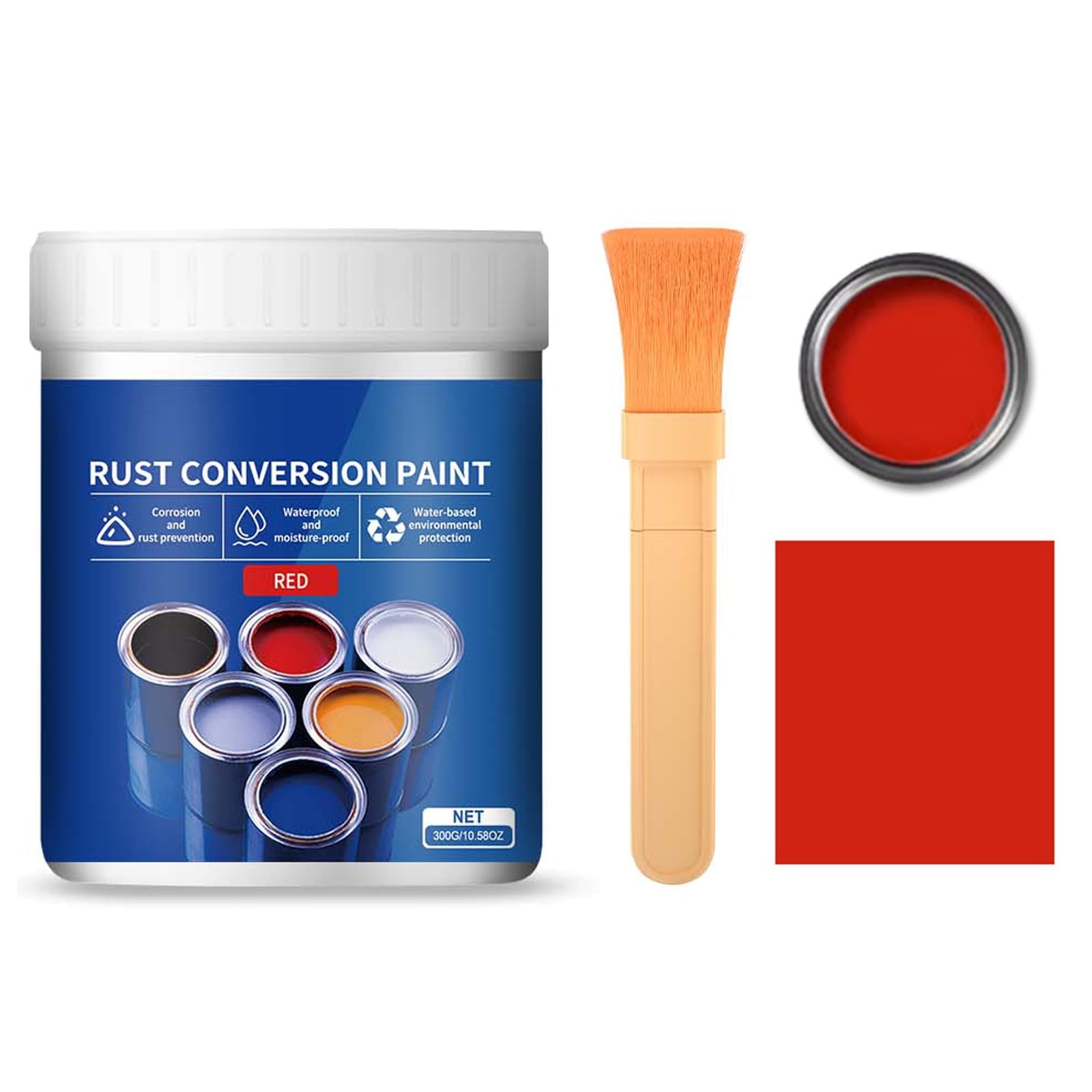 Popular Picks, 300g Rust Converter Paint, Water-based Anti-rust Metal ...