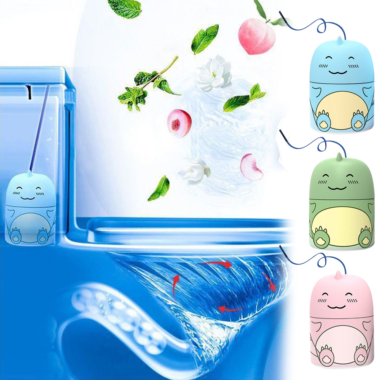 Popular Picks, Automatic Toilet Bowl Cleaner, Blue Deodorizing Scale ...
