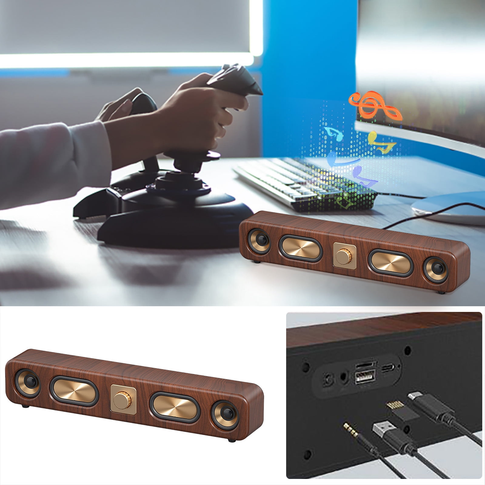 Popular Picks, Bluetooth Wireless Speaker, Large Desktop Audio ...