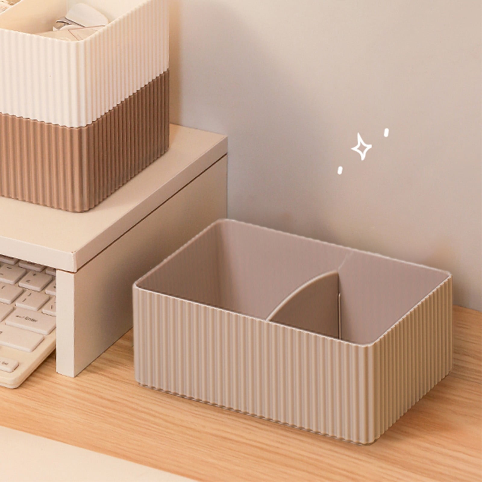 Angeler Office Storage Box, Clutter Sorting, Clear Compartments ...